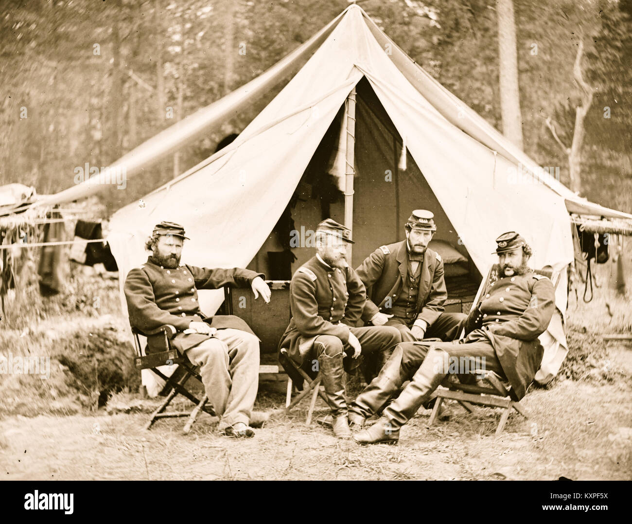 Peninsula campaign george mcclellan hi-res stock photography and images ...