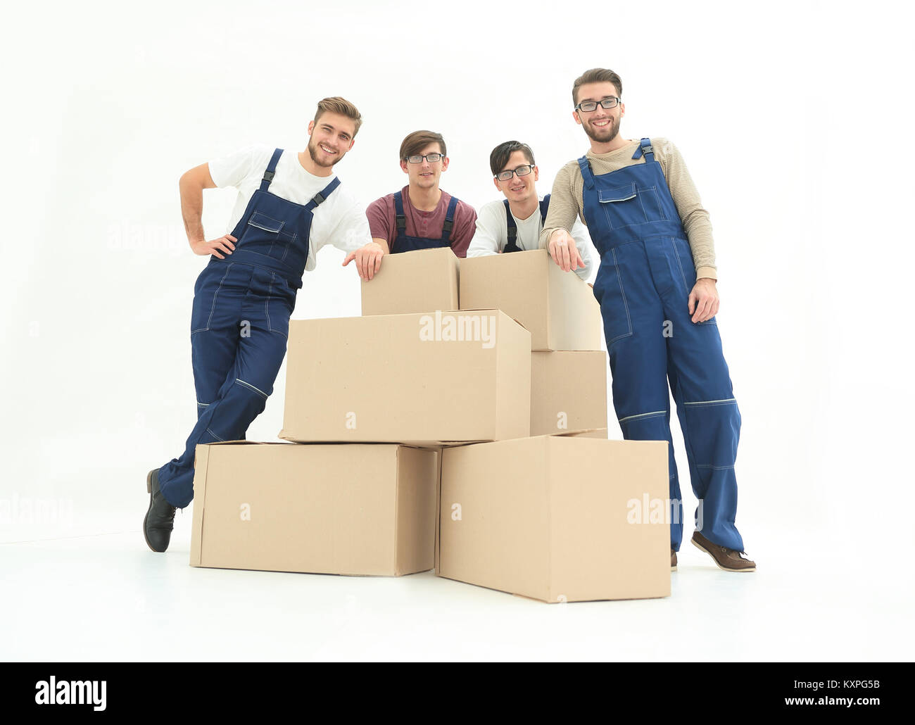 Two stacked cardboard boxes hi-res stock photography and images - Alamy