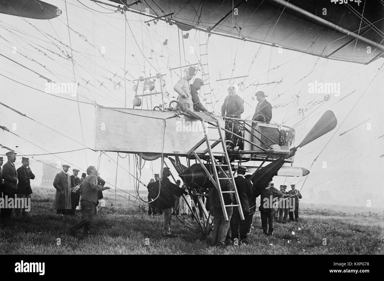 Zerbe Multi-Winged Plane Ready for Flight with 6 wings Stock Photo - Alamy