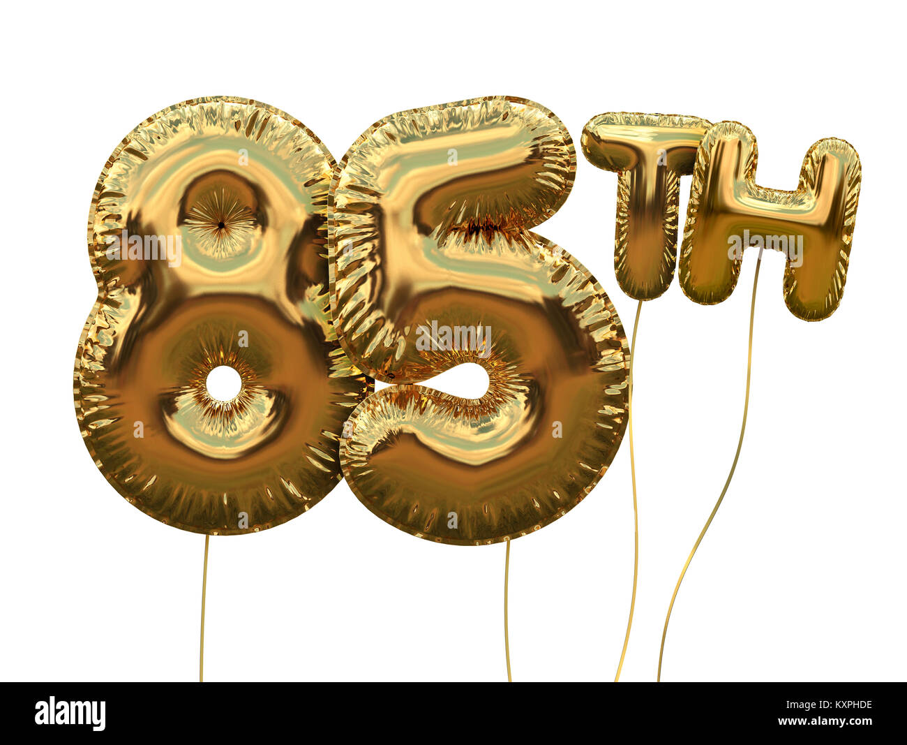 85th birthday gold balloon hi-res stock photography and images - Alamy