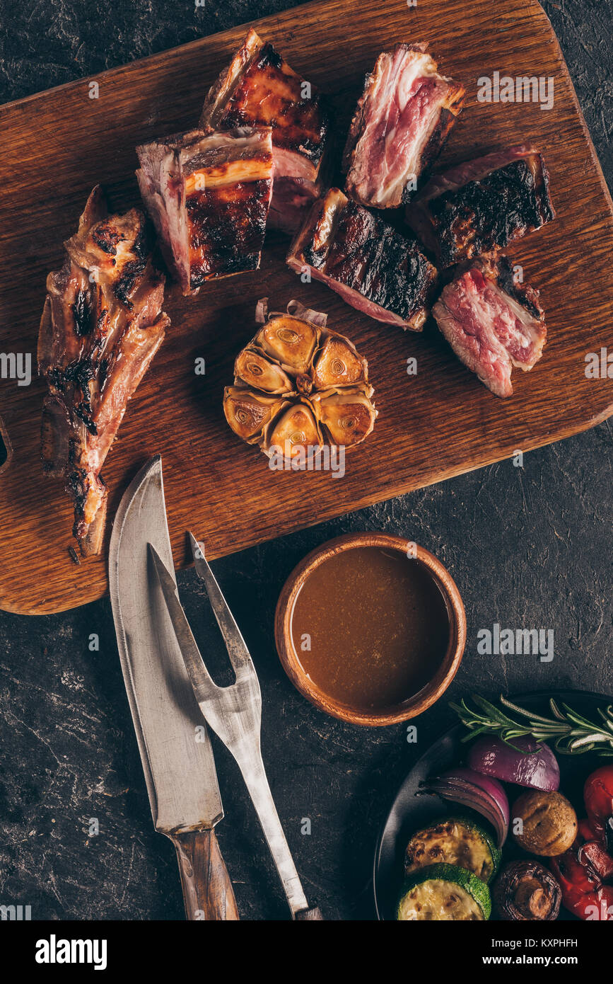 Meat vegetables on fork hi-res stock photography and images - Alamy