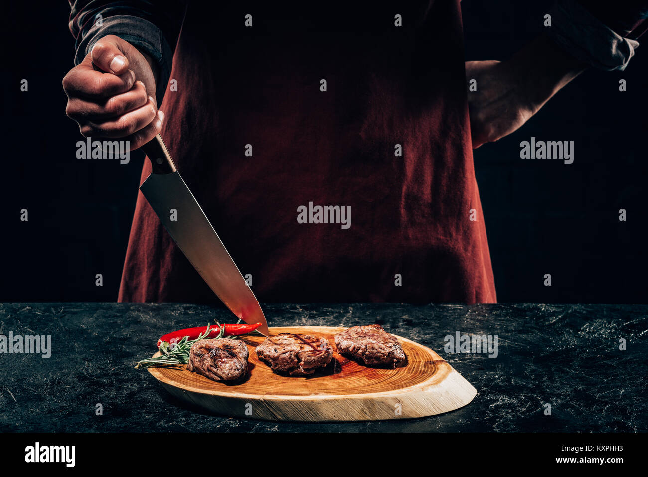 Standing knife hi-res stock photography and images - Alamy