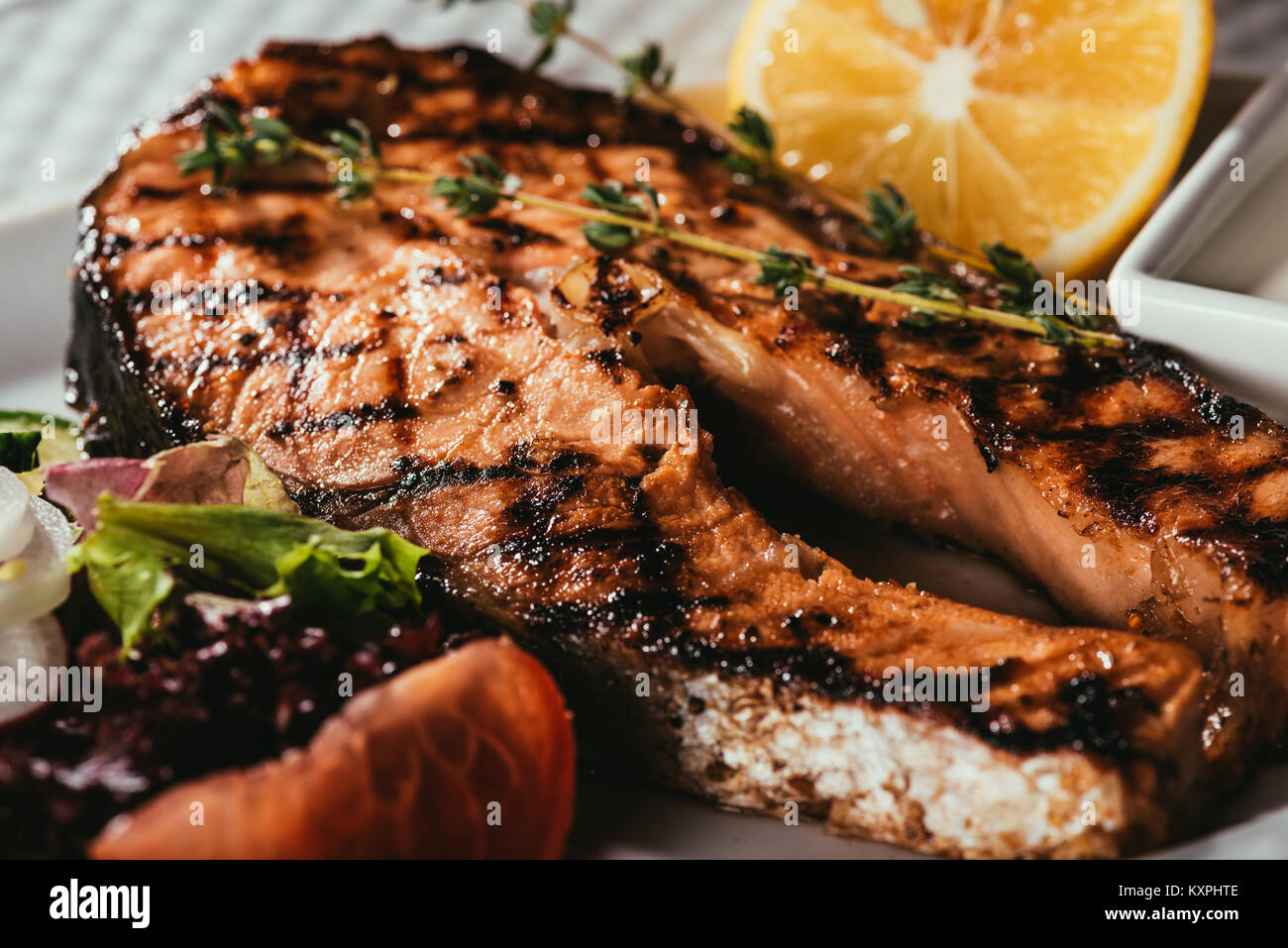 Fish slice hi-res stock photography and images - Alamy