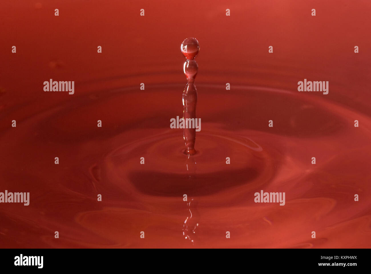 High speed photography of water drops Stock Photo - Alamy