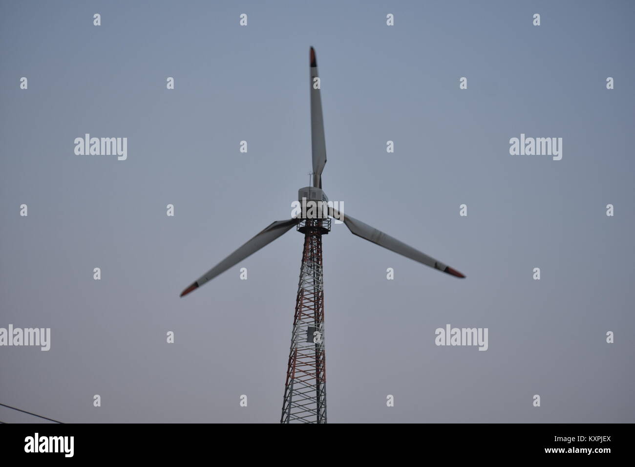 modern windmills in thar desert jaisalmer rajasthan india Stock Photo ...