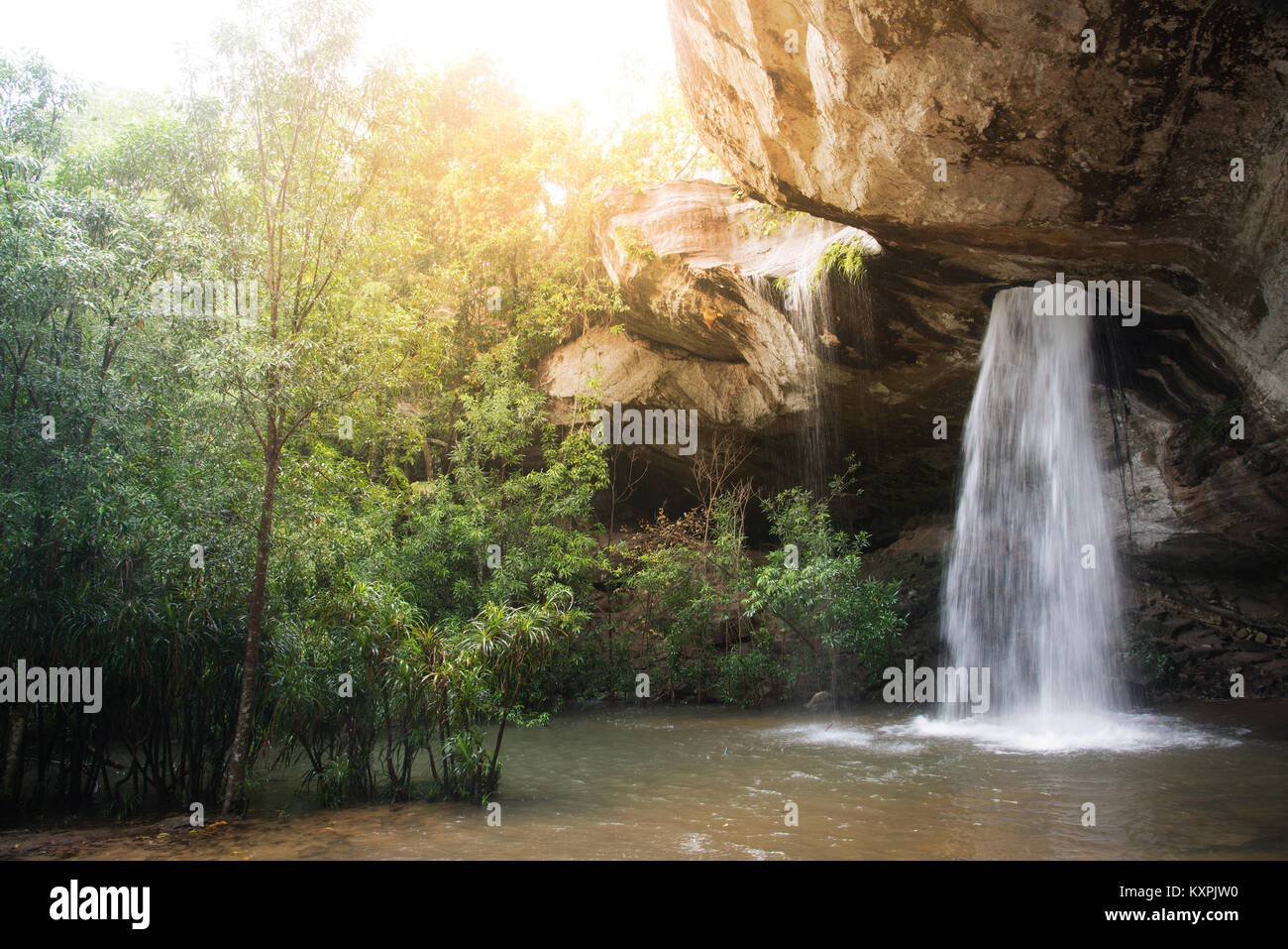 Sang Chan Waterfall is sometimes called Namtok Long Ru ( Waterfall ...