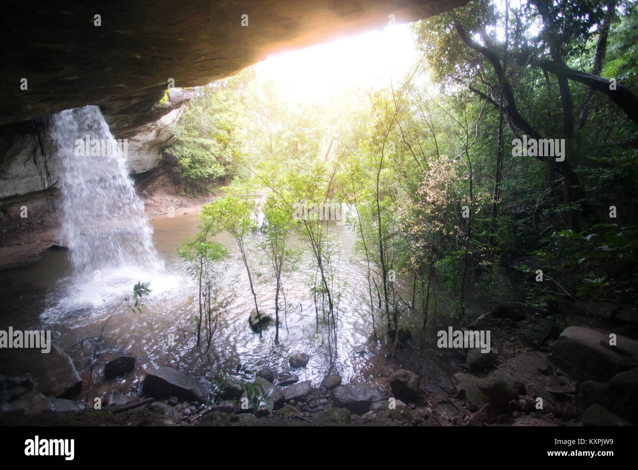 Sang Chan Waterfall is sometimes called Namtok Long Ru ( Waterfall ...
