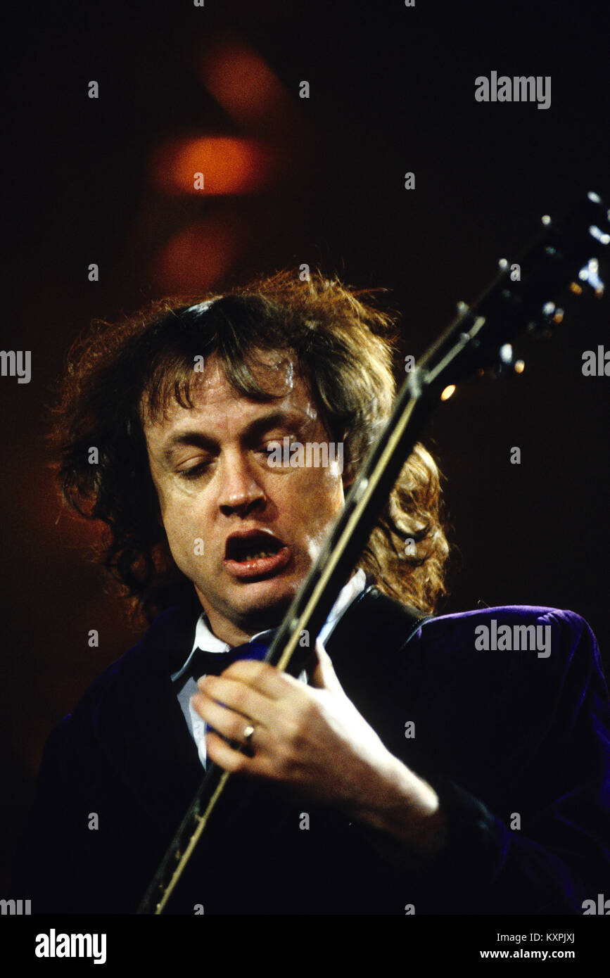 Angus Young Guitar High Resolution Stock Photography and Images - Alamy