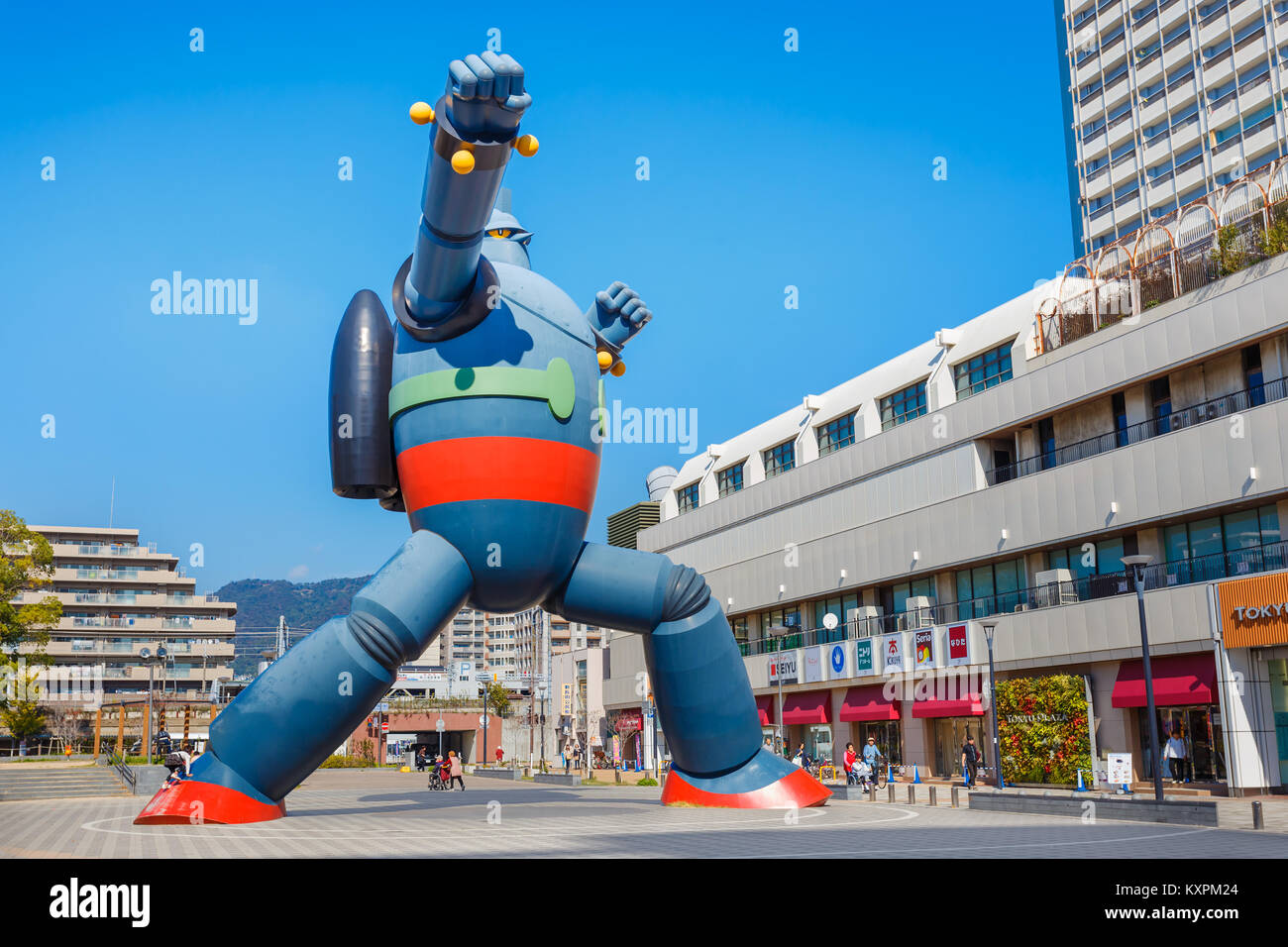 Japanese cartoon character statue on hi-res stock photography and ...