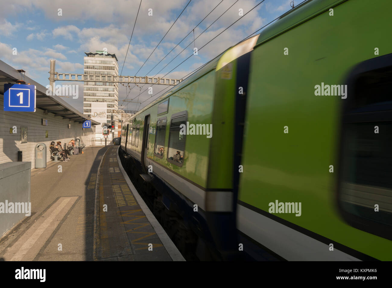 Train station. Dublin. Ireland Stock Photo - Alamy