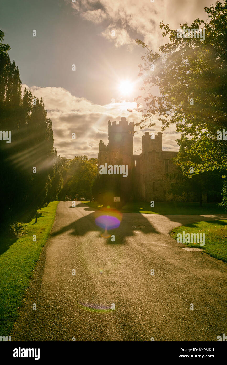 Howth Castle (14th century). Howth. Ireland Stock Photo - Alamy