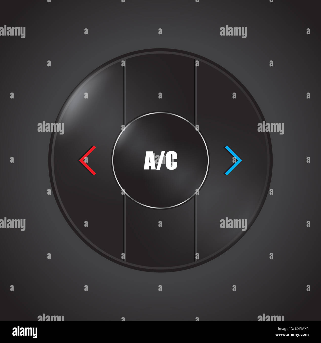 special conditioner and air flow control button design for modern cars ...