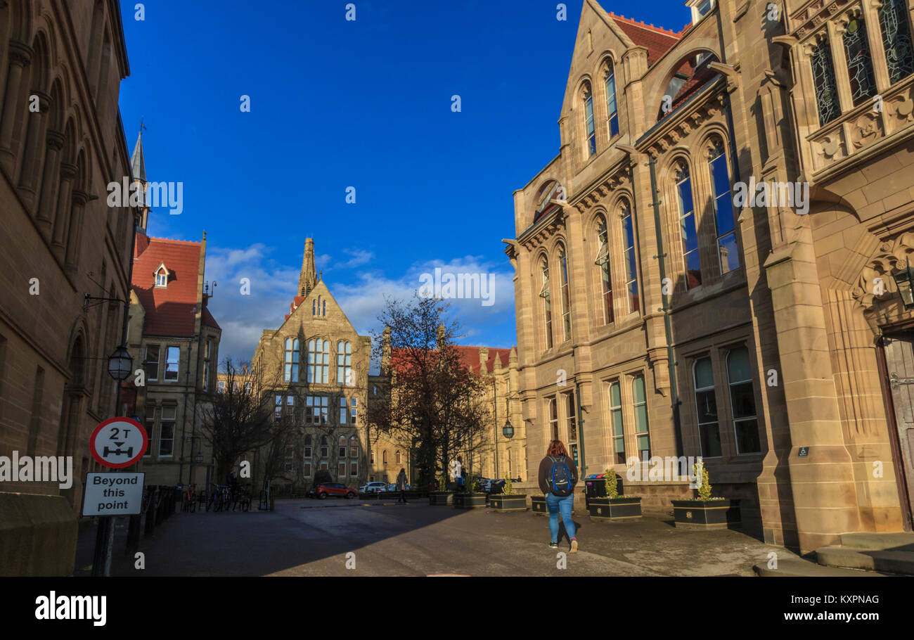 The Quadrant, part of Manchester University, UK Stock Photo - Alamy