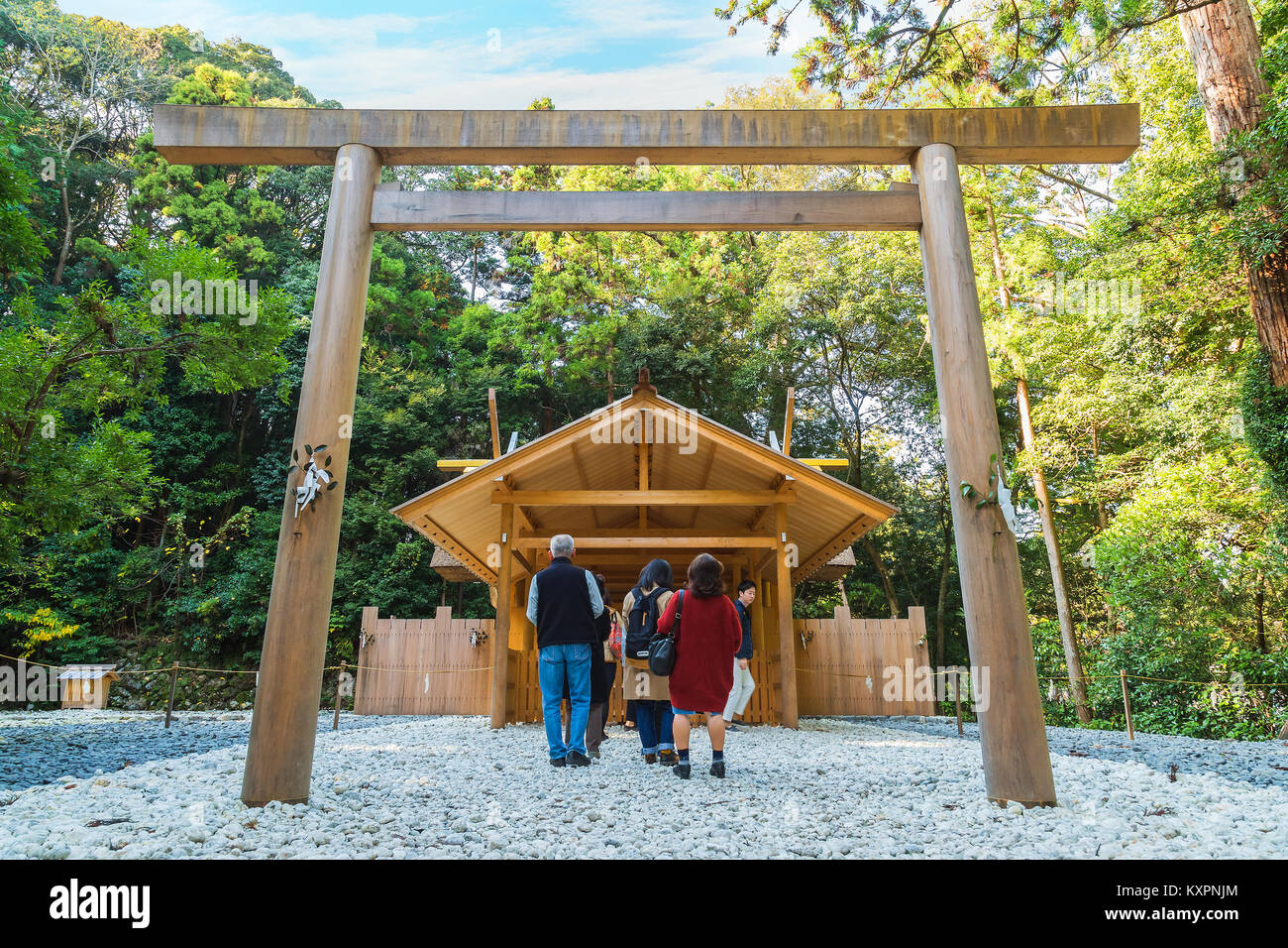 Ise Jingu Geku(Ise Grand shrine - outer shrine) in Ise City, Mie ...