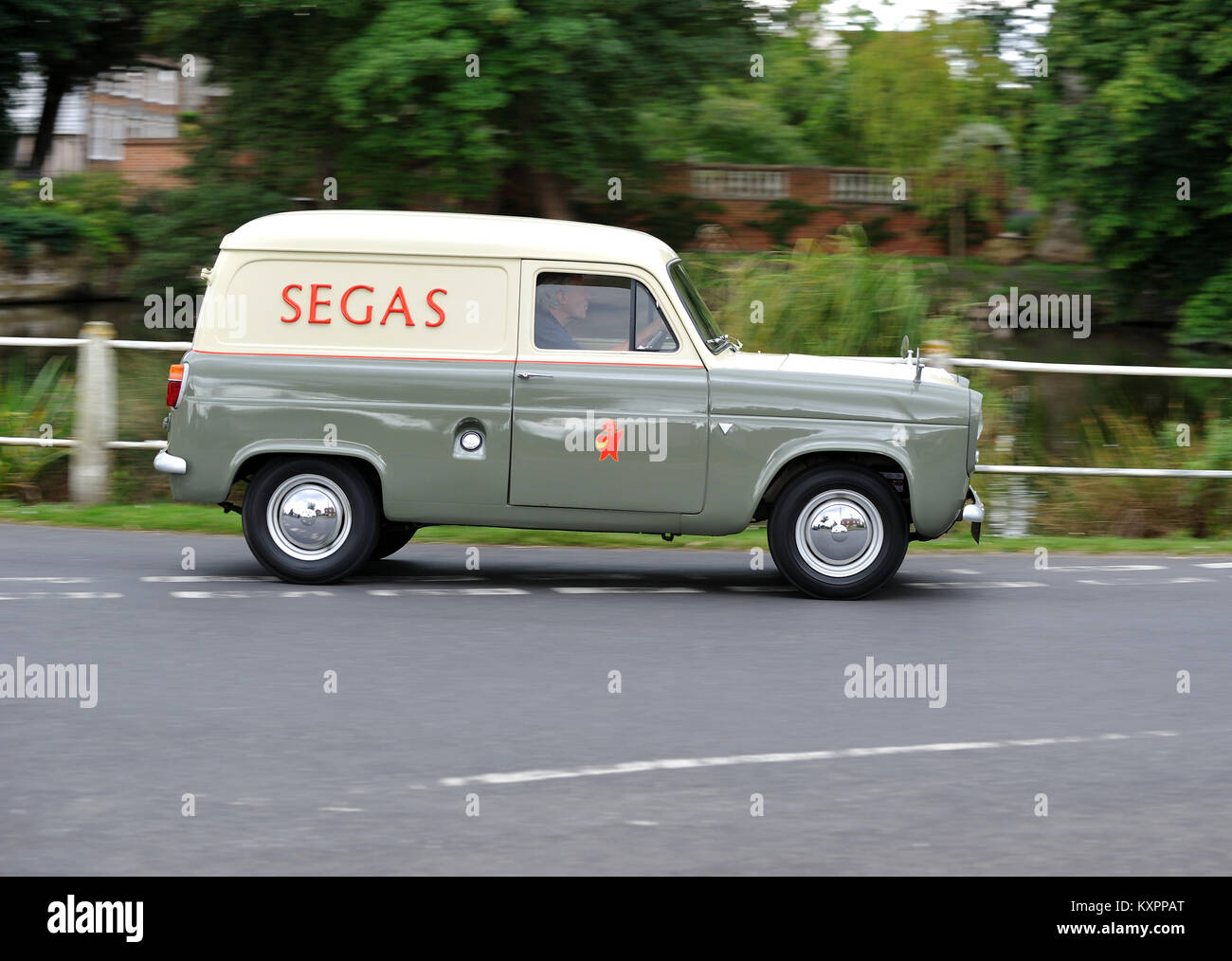 Ford Thames van in its original SEGAS livery Stock Photo - Alamy