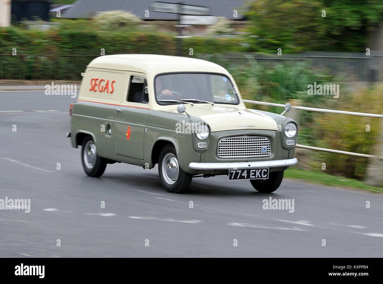 Ford Thames van in its original SEGAS livery Stock Photo - Alamy
