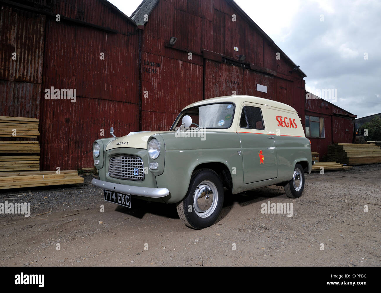 Ford Thames van in its original SEGAS livery Stock Photo - Alamy