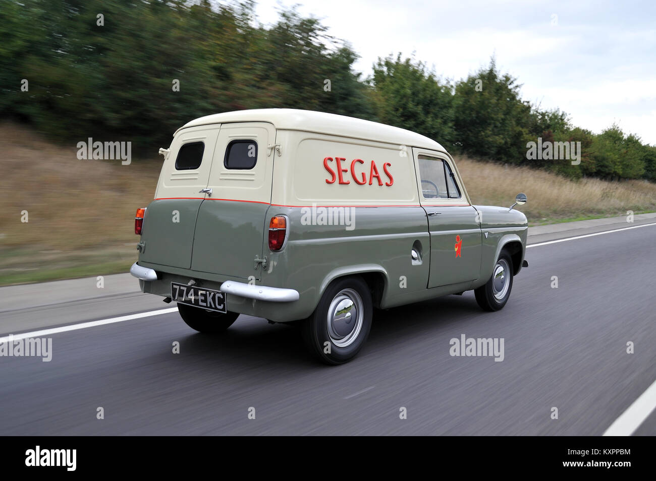 Ford Thames van in its original SEGAS livery Stock Photo - Alamy