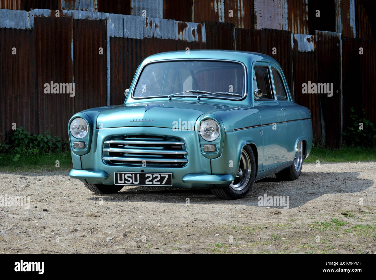 Ford 100e Pop or Popular, 1960s classic car based hotrod Stock Photo ...