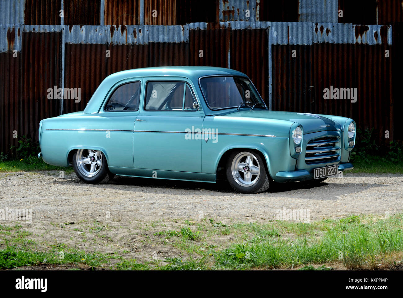 Ford 100e Pop or Popular, 1960s classic car based hotrod Stock Photo ...