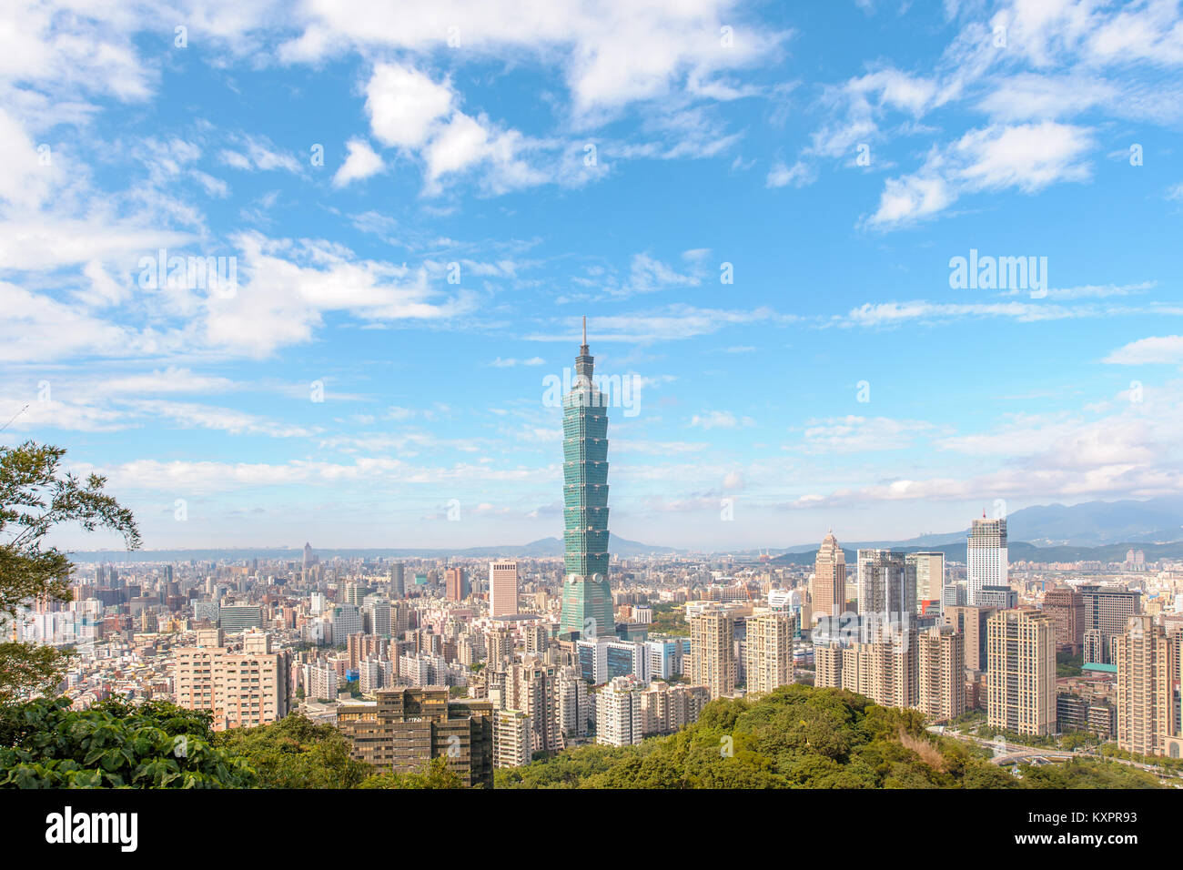 Panoramic view of Taipei City Stock Photo - Alamy