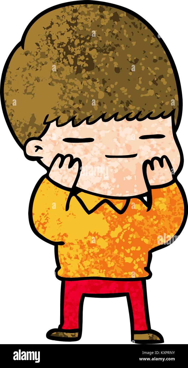 cartoon smug boy Stock Vector Image & Art - Alamy