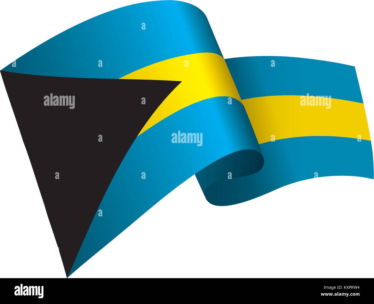 Bahamas flag, vector illustration Stock Vector Image & Art - Alamy