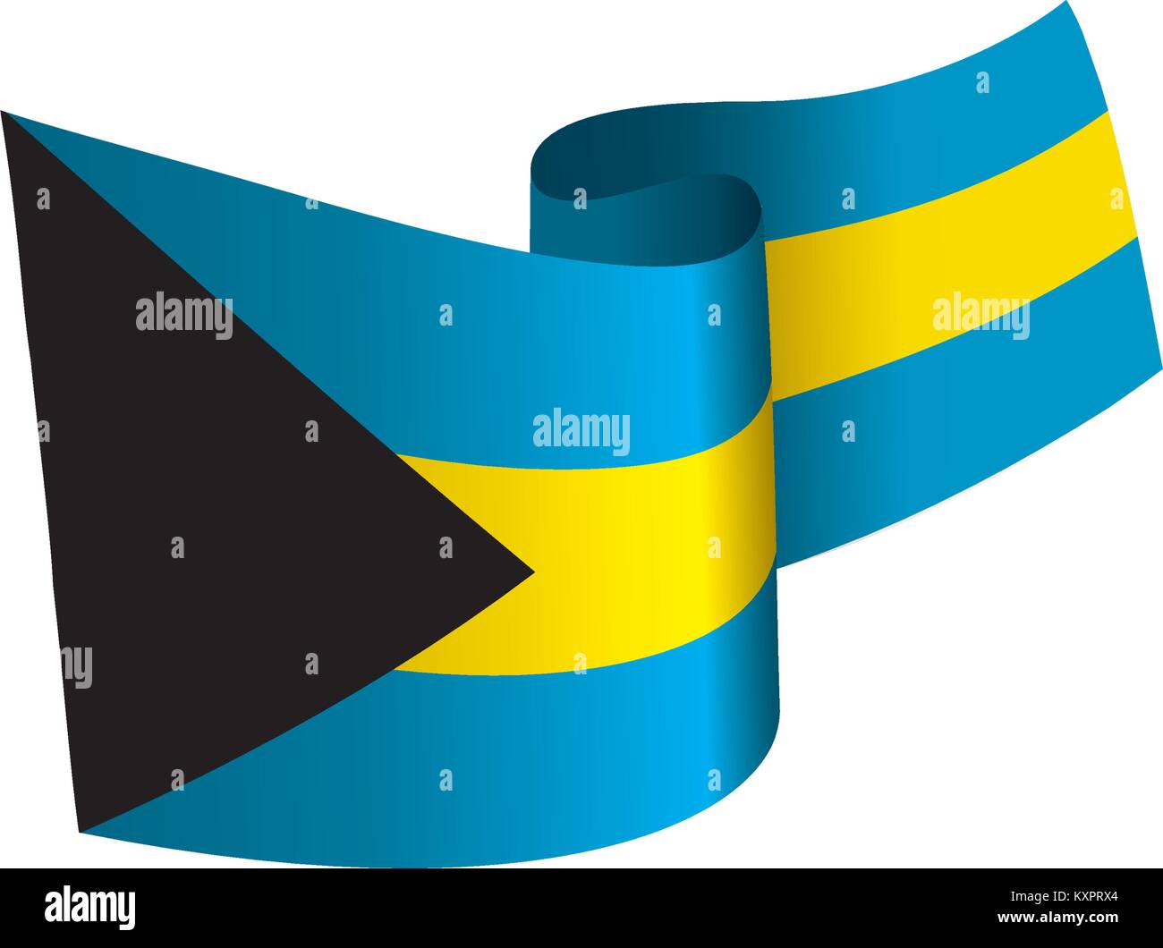 Bahamas flag, vector illustration Stock Vector Image & Art - Alamy