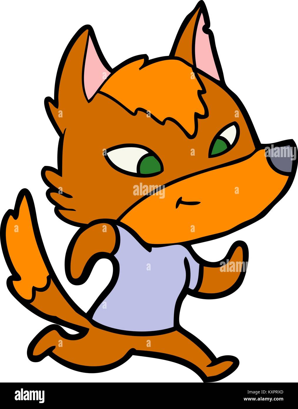 fox cartoon character Stock Vector Image & Art - Alamy