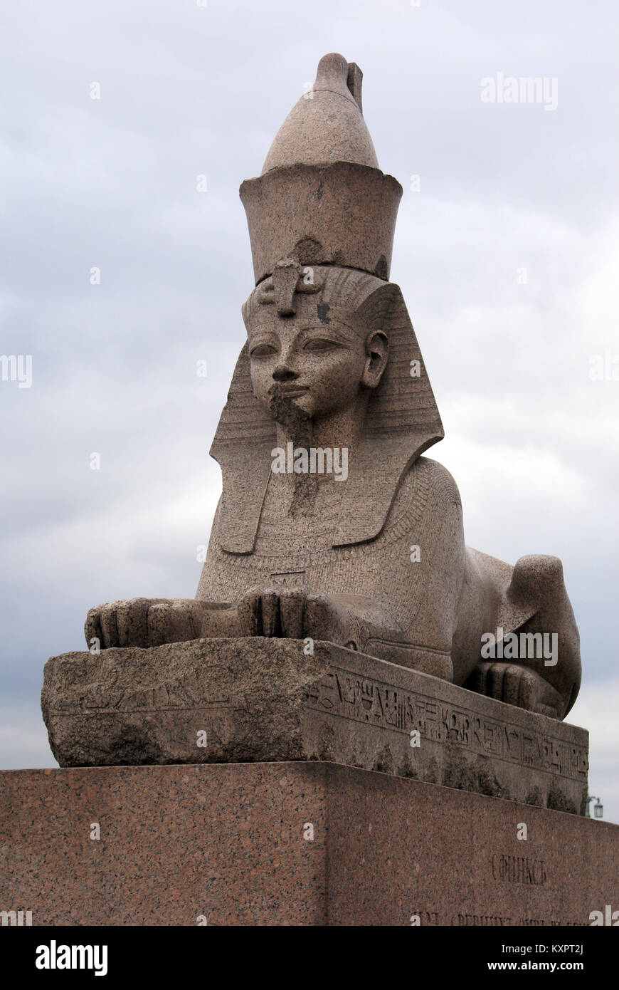 Sphinx in St-Petersburg, Russia Stock Photo - Alamy