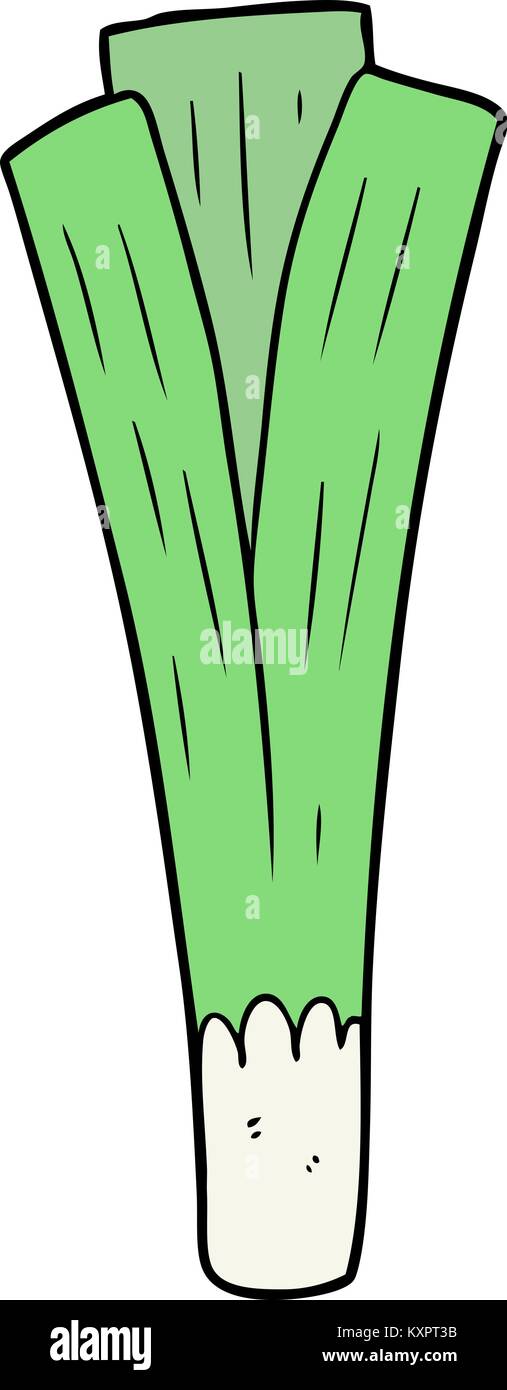 cartoon organic leek Stock Vector Image & Art - Alamy