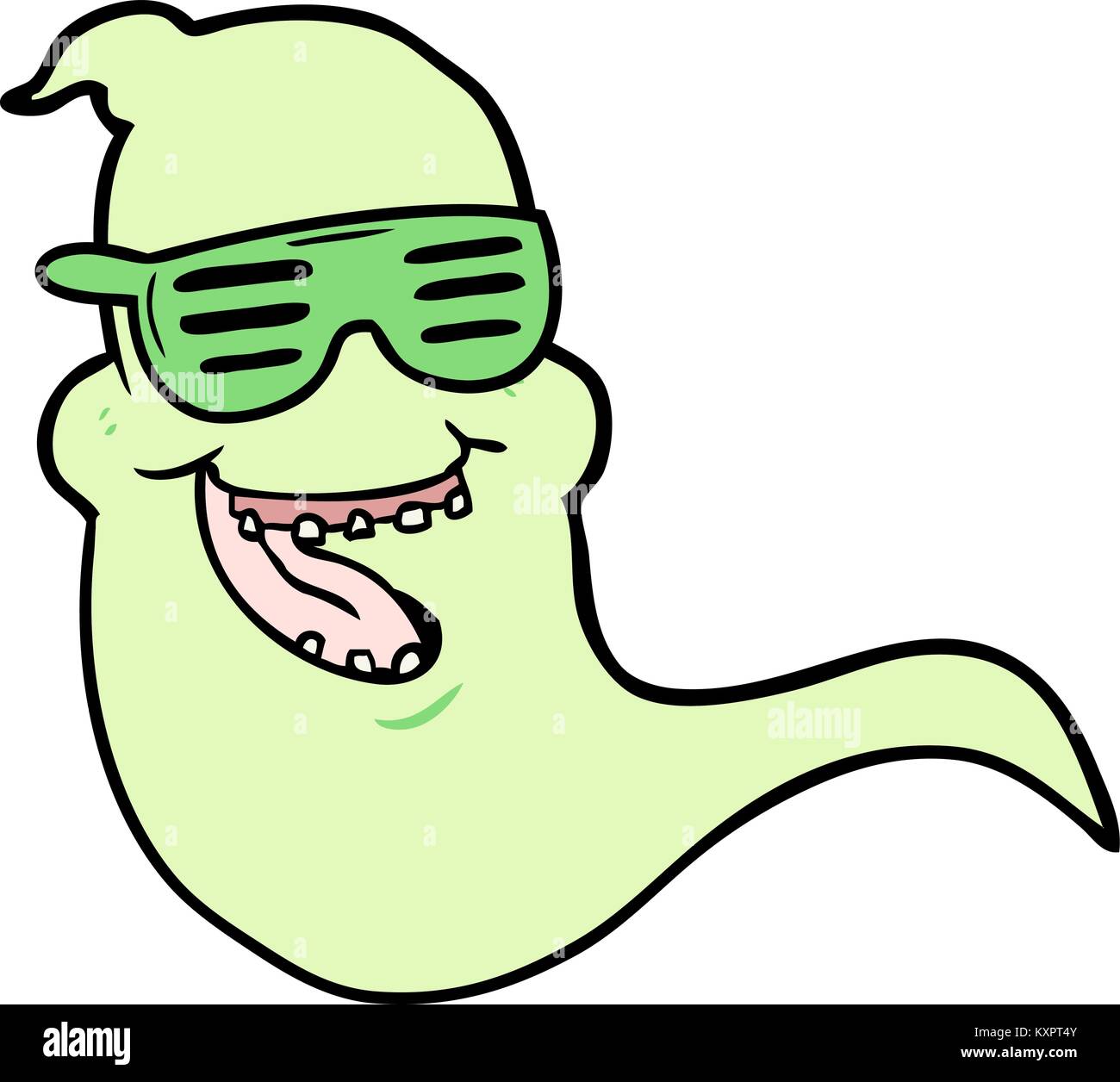 Sunglasses ghost cartoon hi-res stock photography and images - Alamy