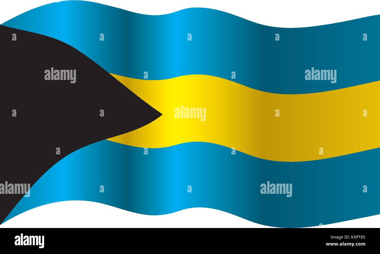 Bahamas flag, vector illustration Stock Vector Image & Art - Alamy