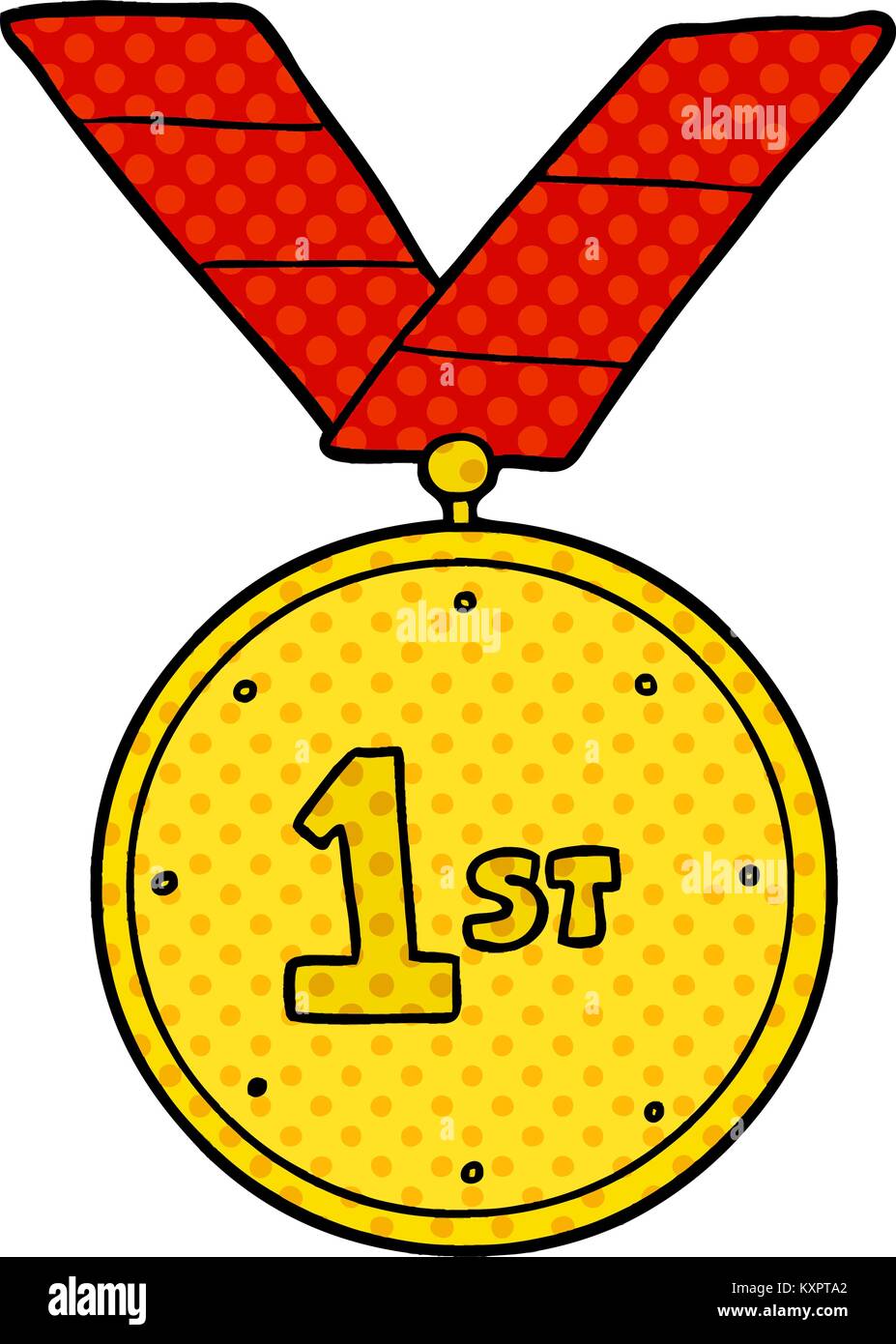 Freehand Drawn Cartoon Medal High Resolution Stock Photography and ...