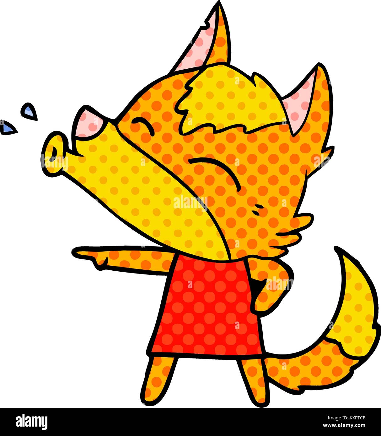 fox cartoon character Stock Vector Image & Art - Alamy