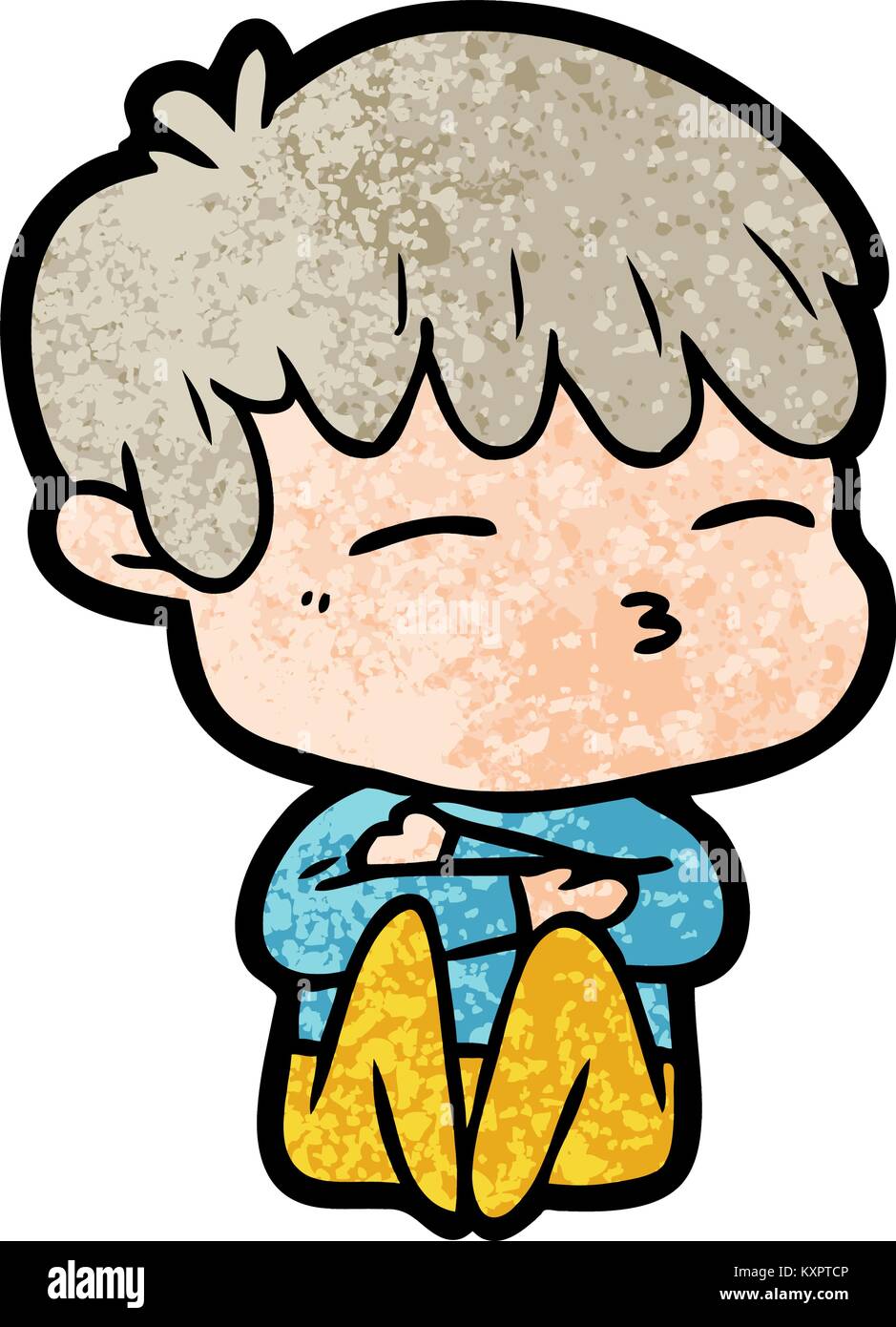 cartoon curious boy Stock Vector Image & Art - Alamy