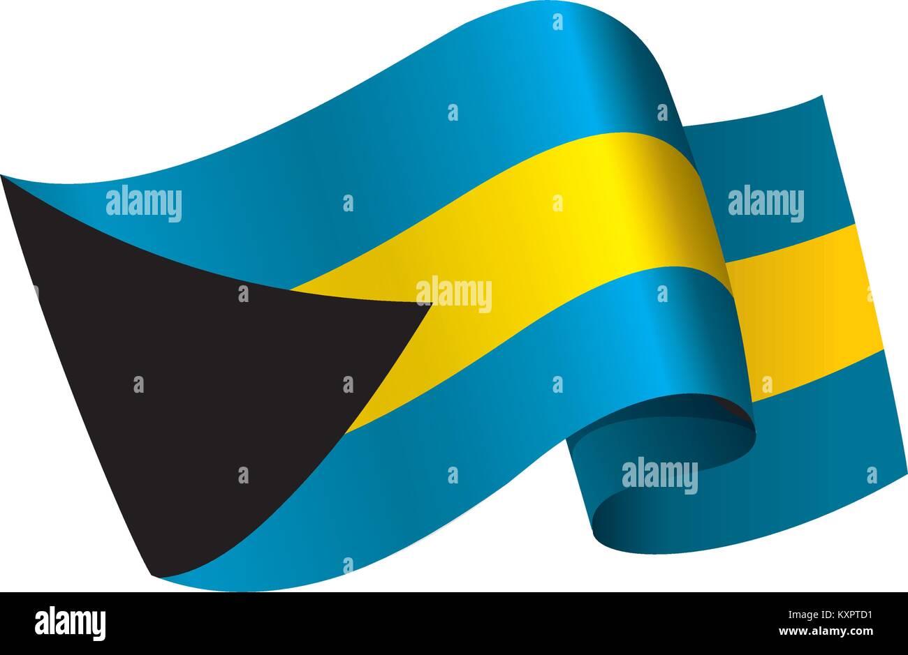 Bahamas flag, vector illustration Stock Vector Image & Art - Alamy