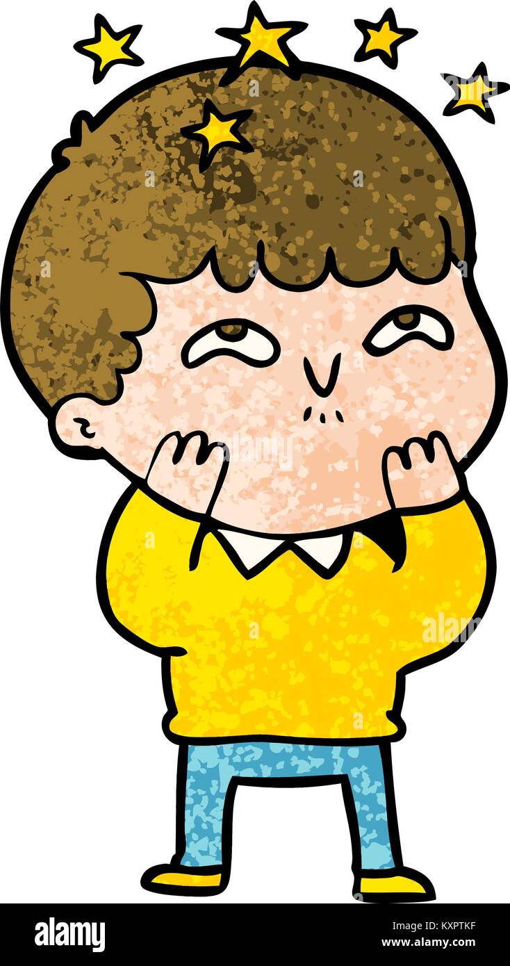 cartoon amazed boy Stock Vector Image & Art - Alamy