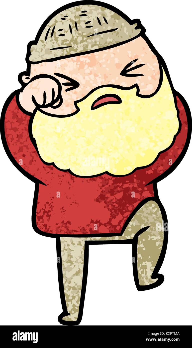 cartoon man with beard Stock Vector Image & Art - Alamy