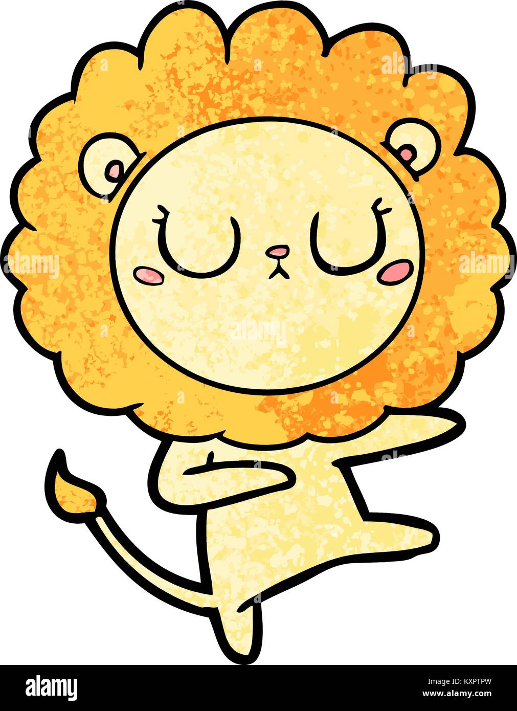 cartoon lion dancing Stock Vector Image & Art - Alamy