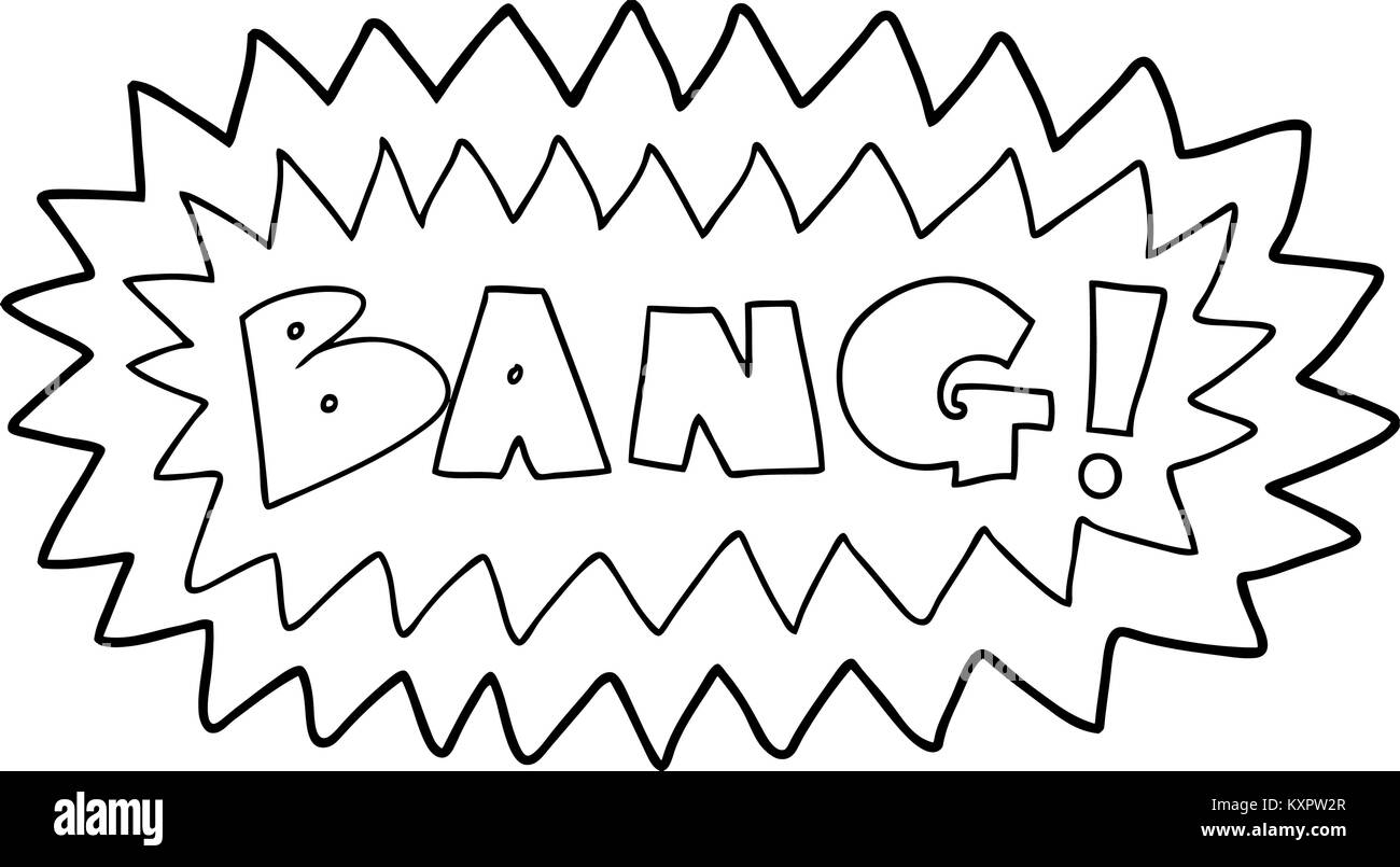cartoon bang symbol Stock Vector Image & Art - Alamy
