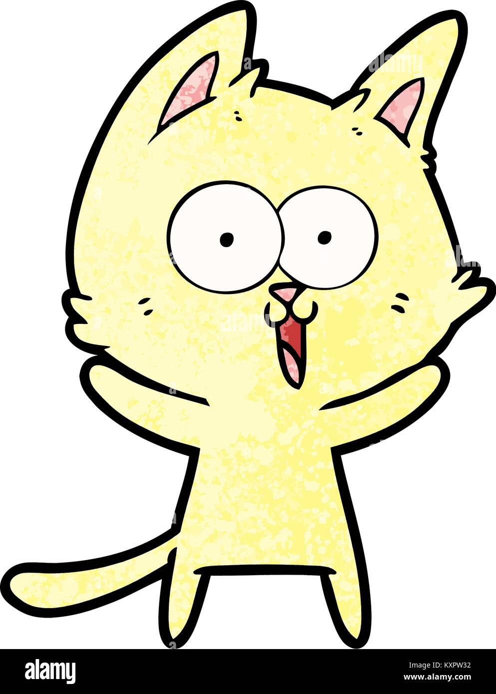 funny cartoon cat Stock Vector Image & Art - Alamy