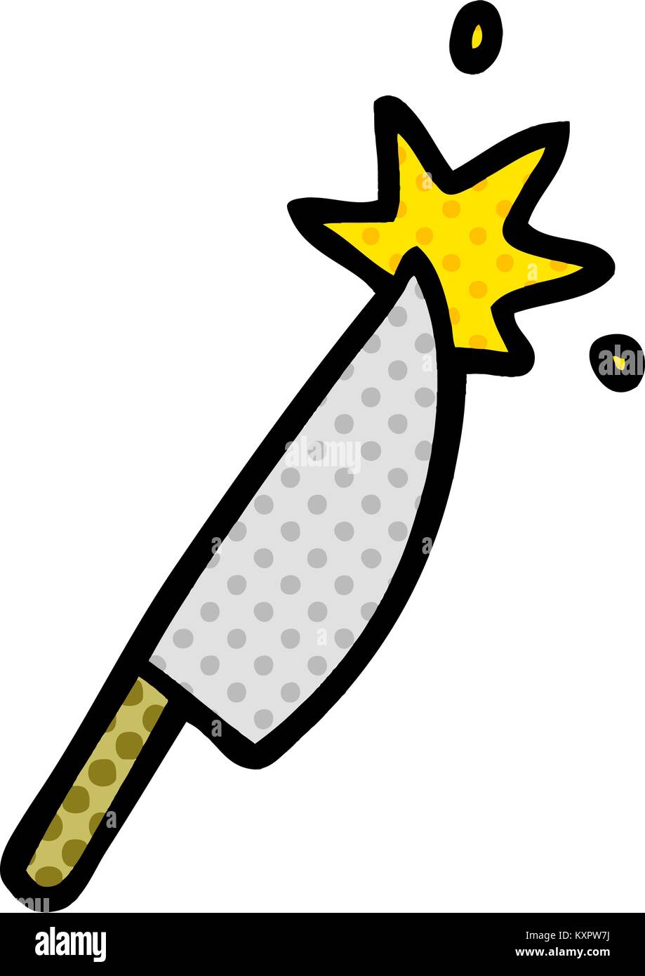 cartoon sharp knife Stock Vector Image & Art - Alamy