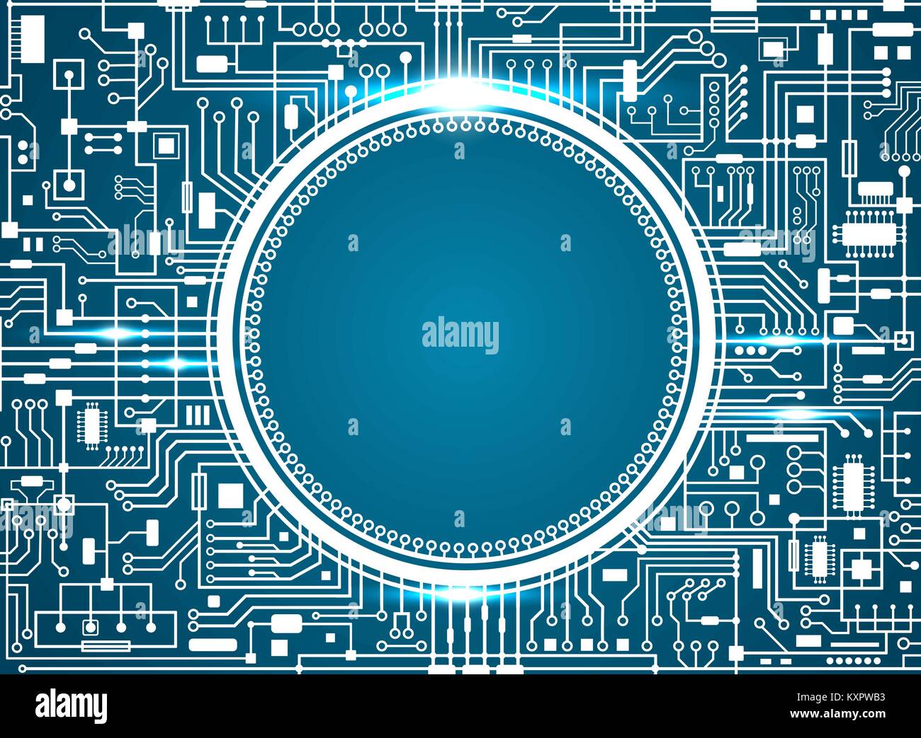 Computer circuit board Stock Vector Image & Art - Alamy