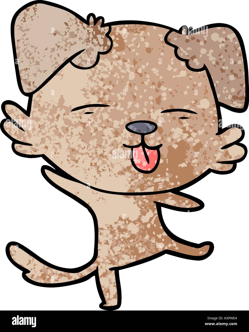 cartoon dancing dog Stock Vector Image & Art - Alamy