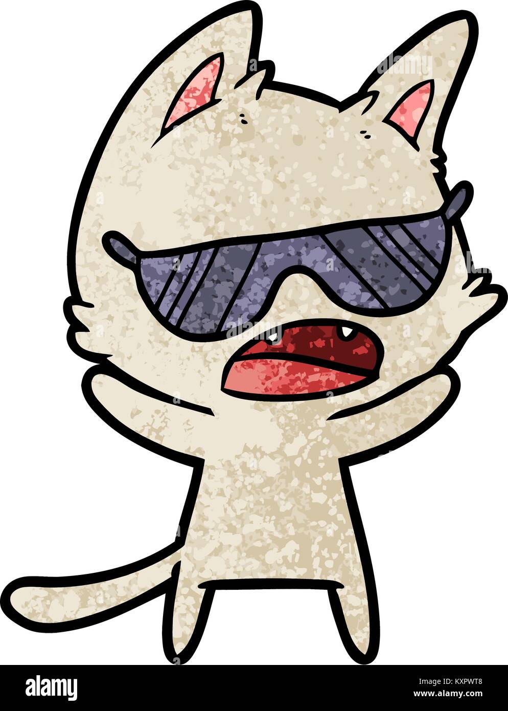 talking cat cartoon Stock Vector Image & Art - Alamy