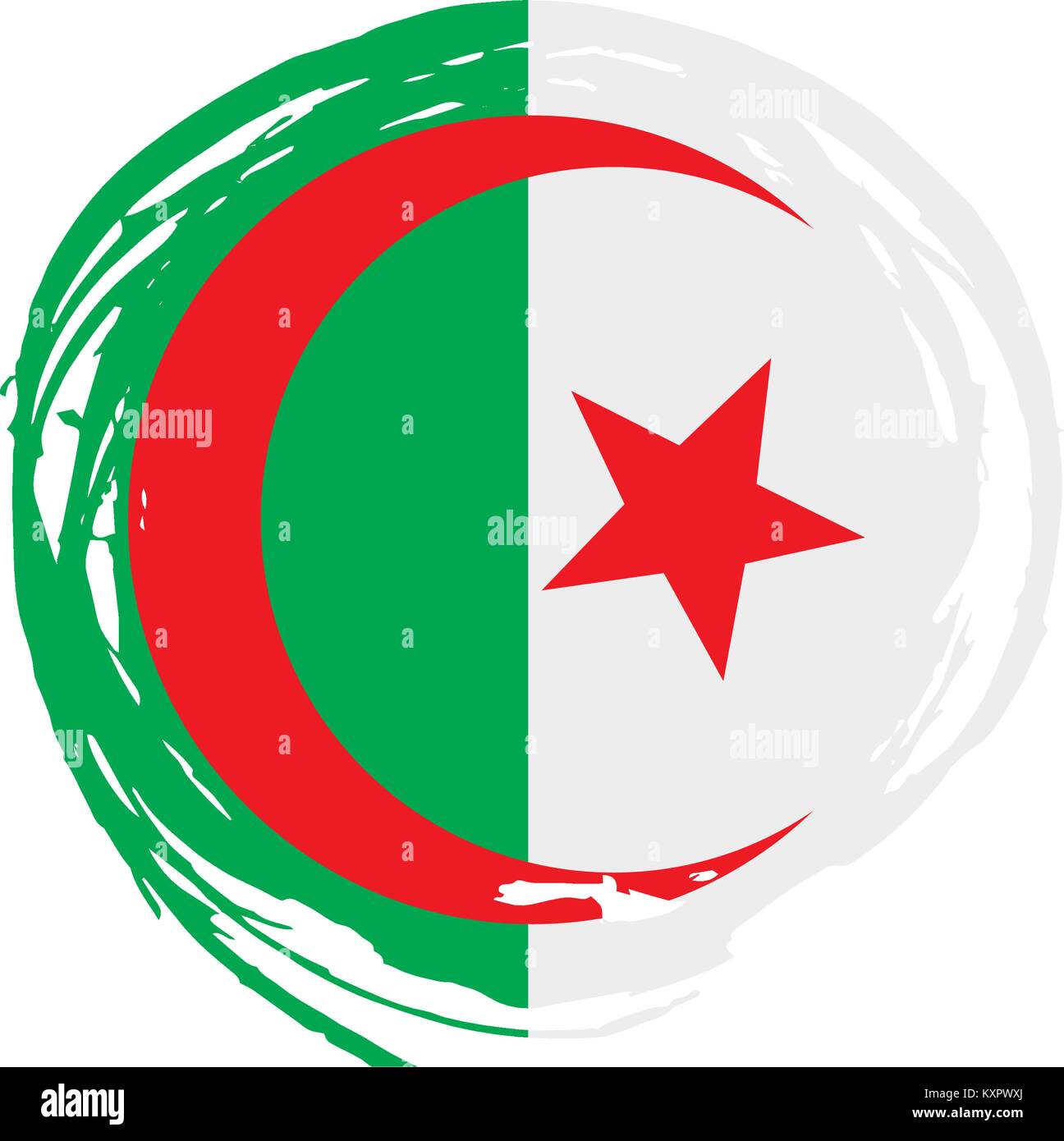 Algeria flag, vector illustration Stock Vector Image & Art - Alamy