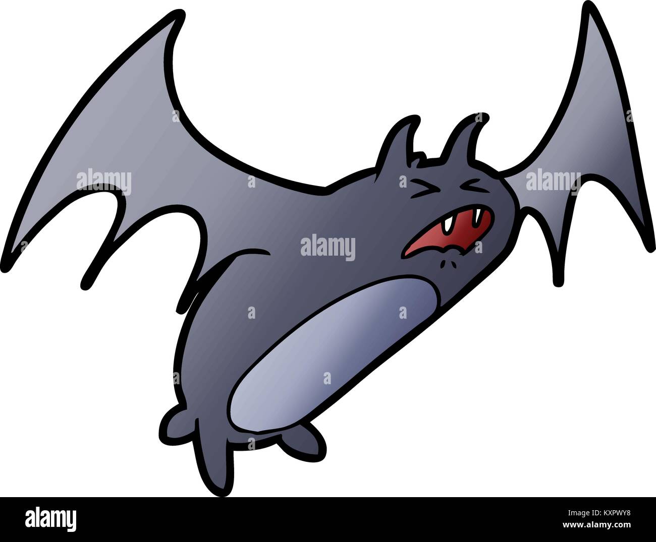 spooky cartoon bat Stock Vector Image & Art - Alamy