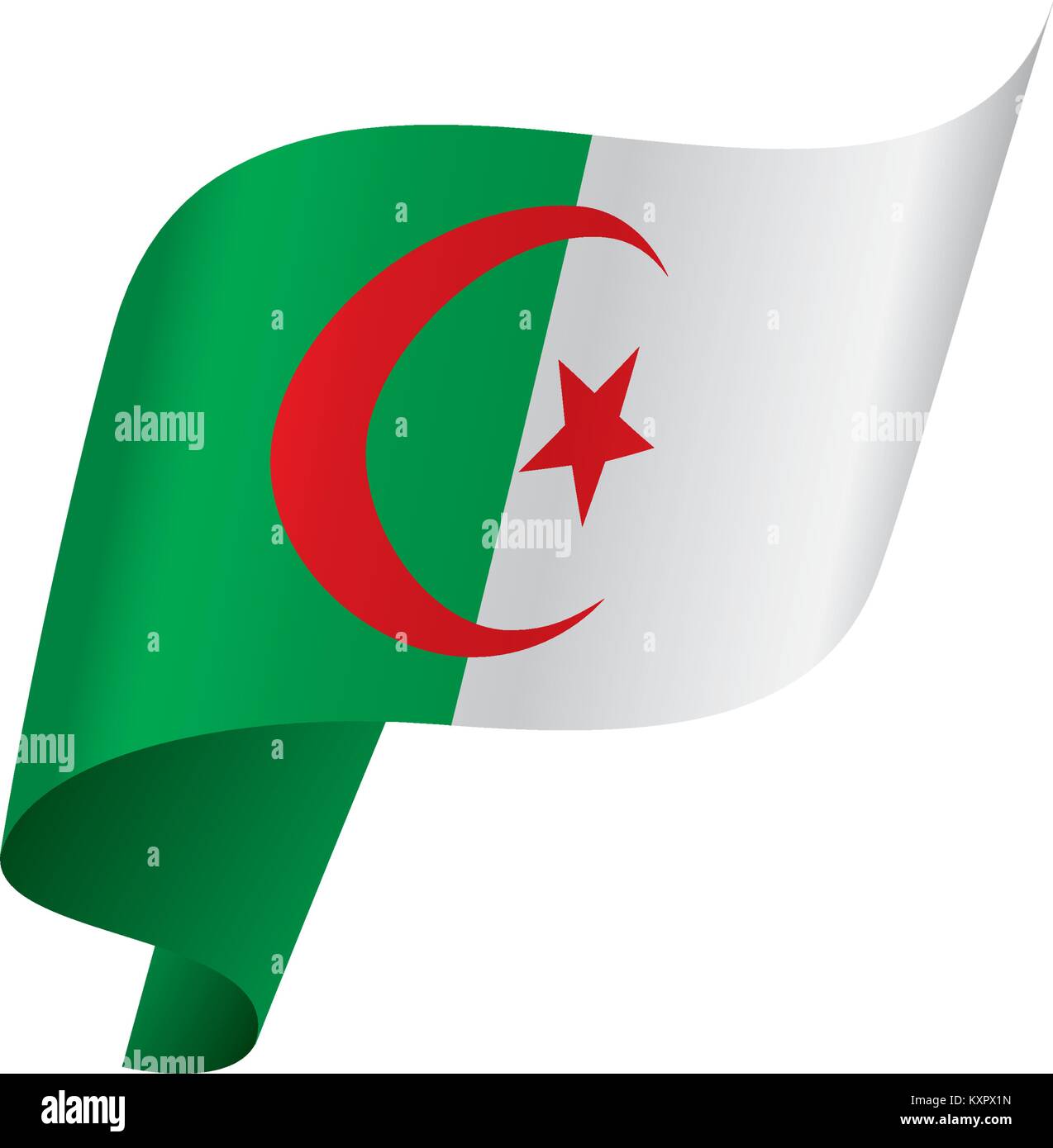Algeria flag, vector illustration Stock Vector Image & Art - Alamy