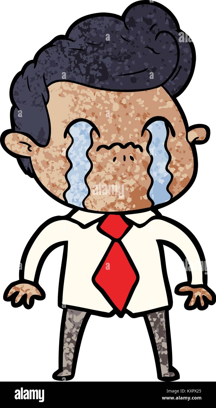 cartoon man crying Stock Vector Image & Art - Alamy